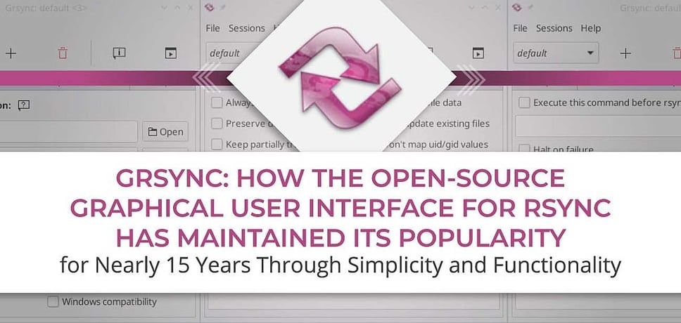 Grsync: How the Open-Source Graphical User Interface for Rsync Has ...