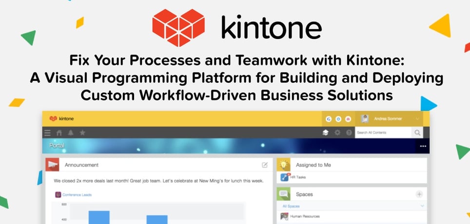 Fix Your Processes and Teamwork with Kintone: A Visual Programming ...