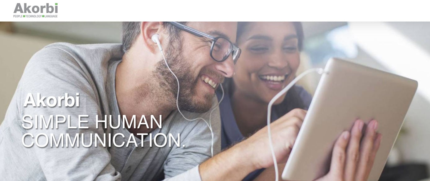 Akorbi Helps Enterprises Erase Language Barriers