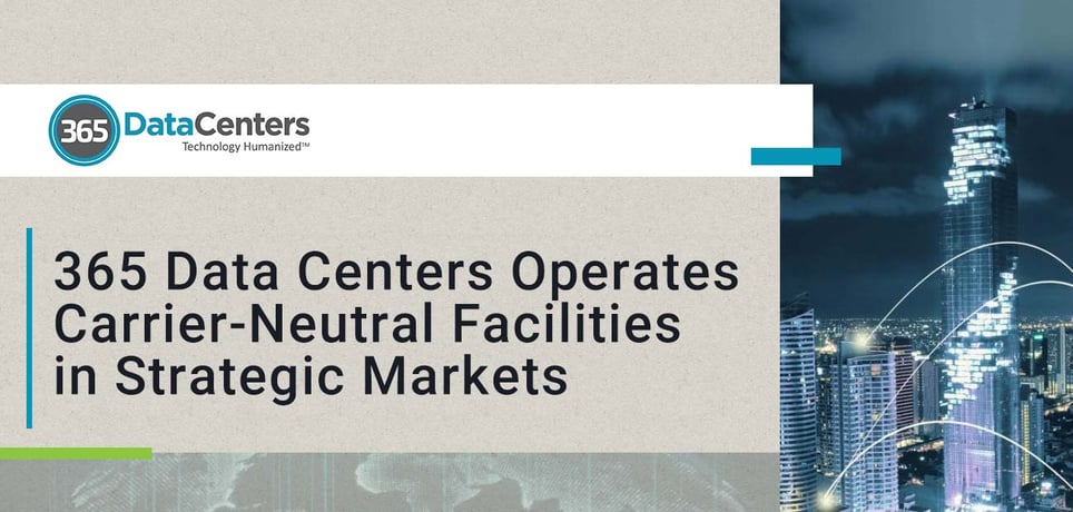 365 Data Centers Provides Colocation, Cloud, and Server Infrastructure ...
