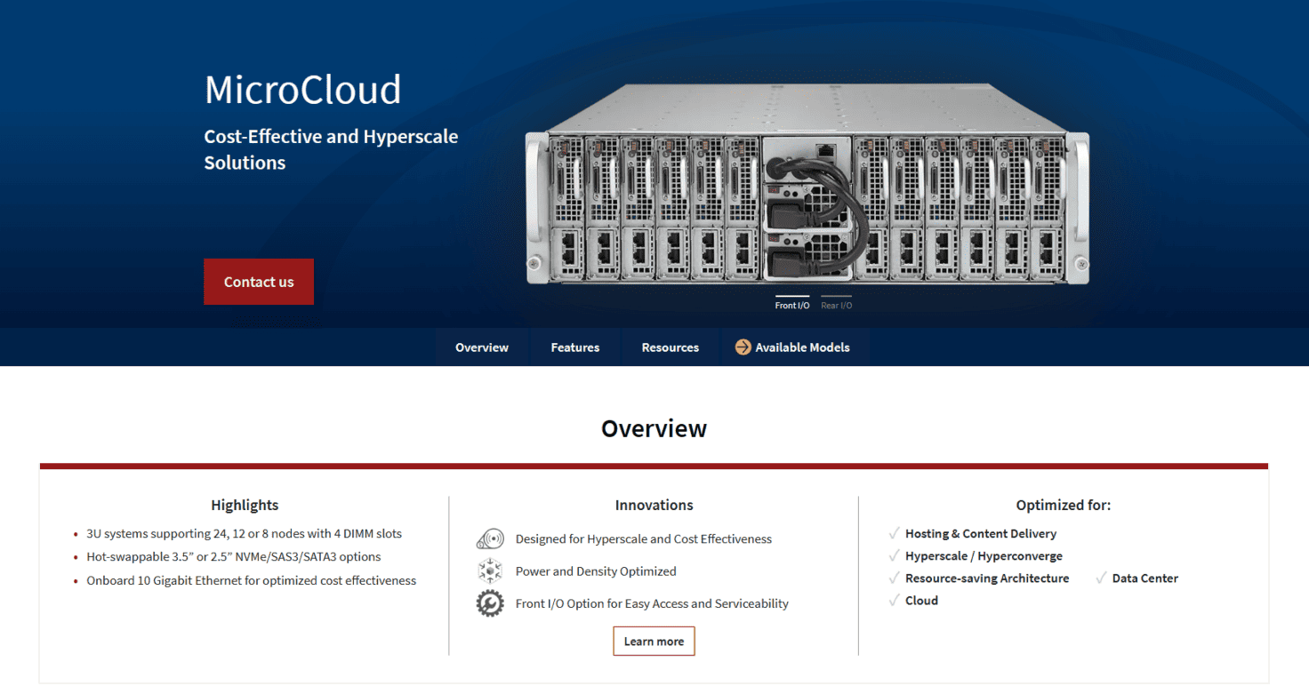 Supermicro’s MicroCloud Servers Redefine High-Density Computing and ...