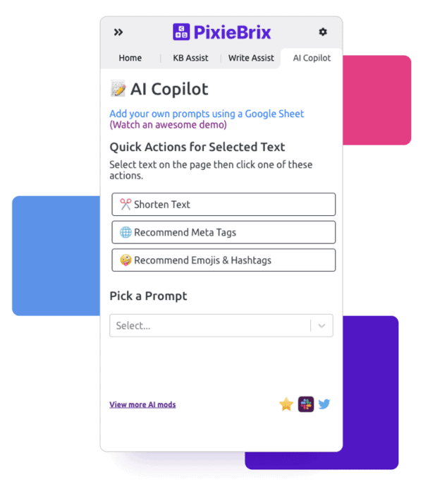 PixieBrix Lets You Modify Your Favorite Web Applications for a Personalized User Experience