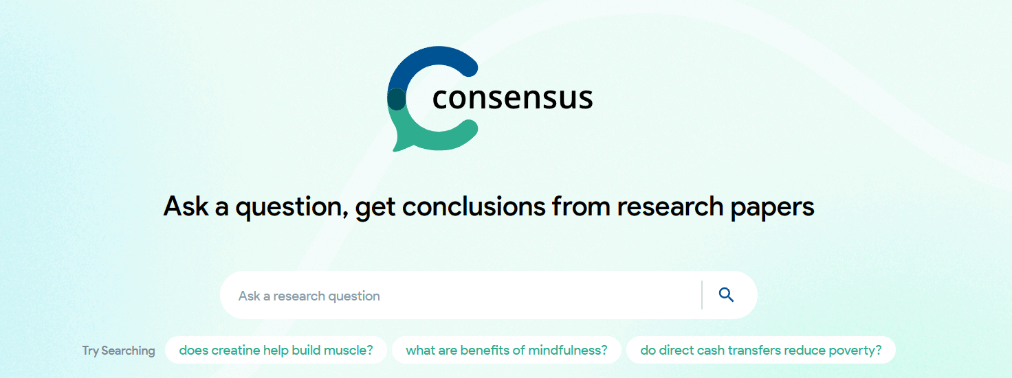 Unlock Information with Consensus, Your Ultimate Search Engine for ...