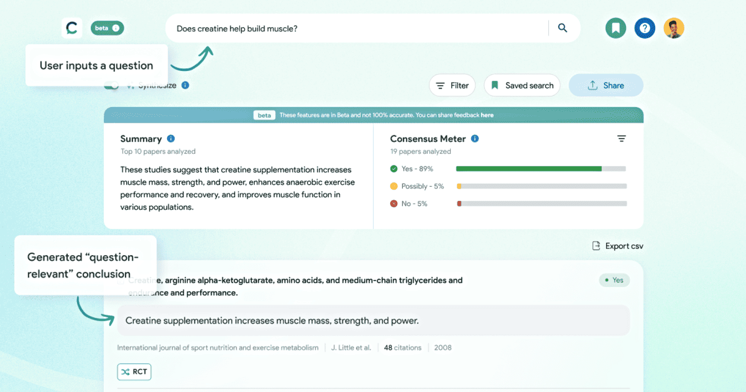 Unlock Information with Consensus, Your Ultimate Search Engine for Academic Research Papers