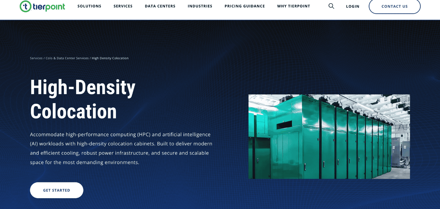 TierPoint Provides High-Density Colocation and Data Center Services to ...