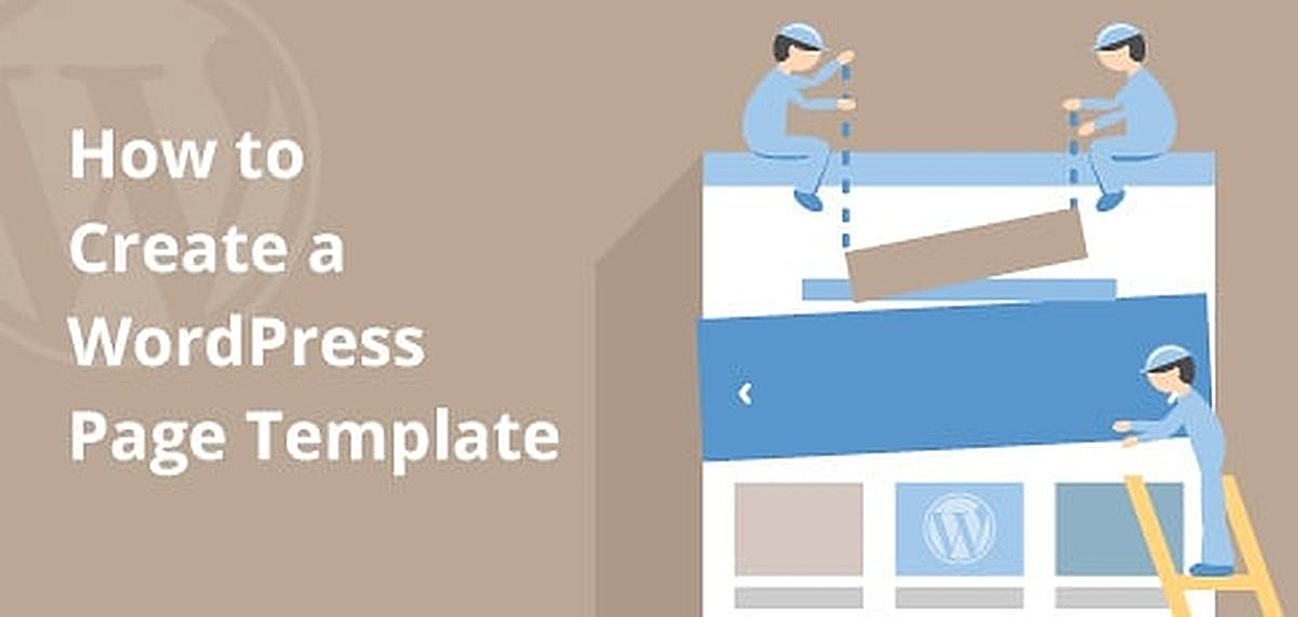 How To Create Wordpress Page Template