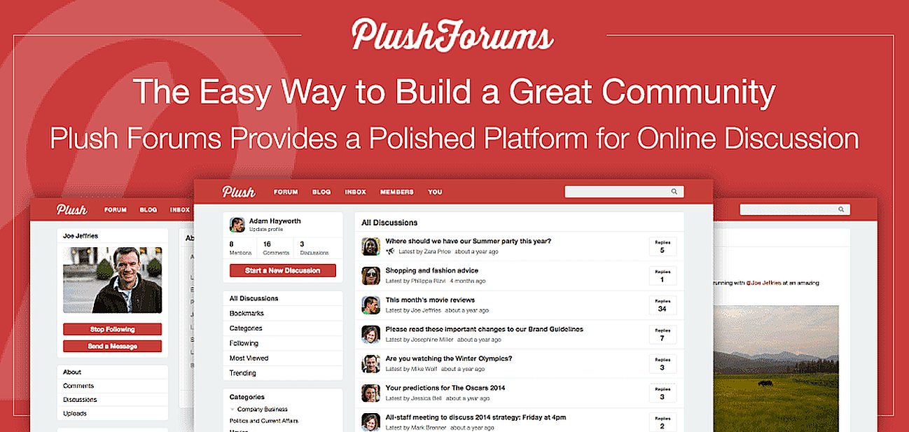 The Easy Way to Build a Great Community — Plush Forums Provides a ...