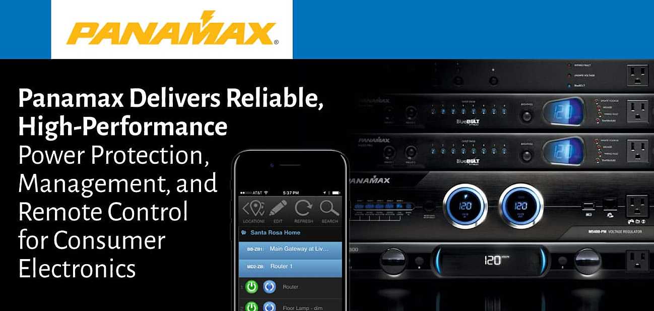Panamax Delivers Reliable, High-Performance Power Protection ...
