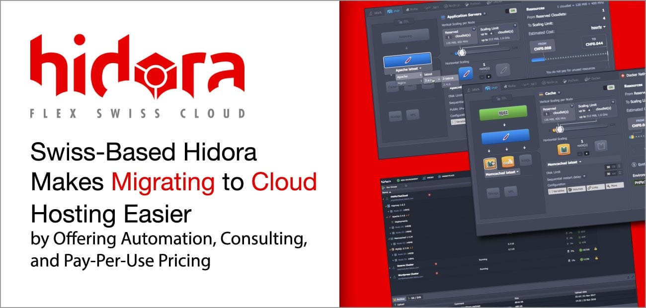 Swiss-Based Hidora Makes Migrating to Cloud Hosting Easier by Offering ...