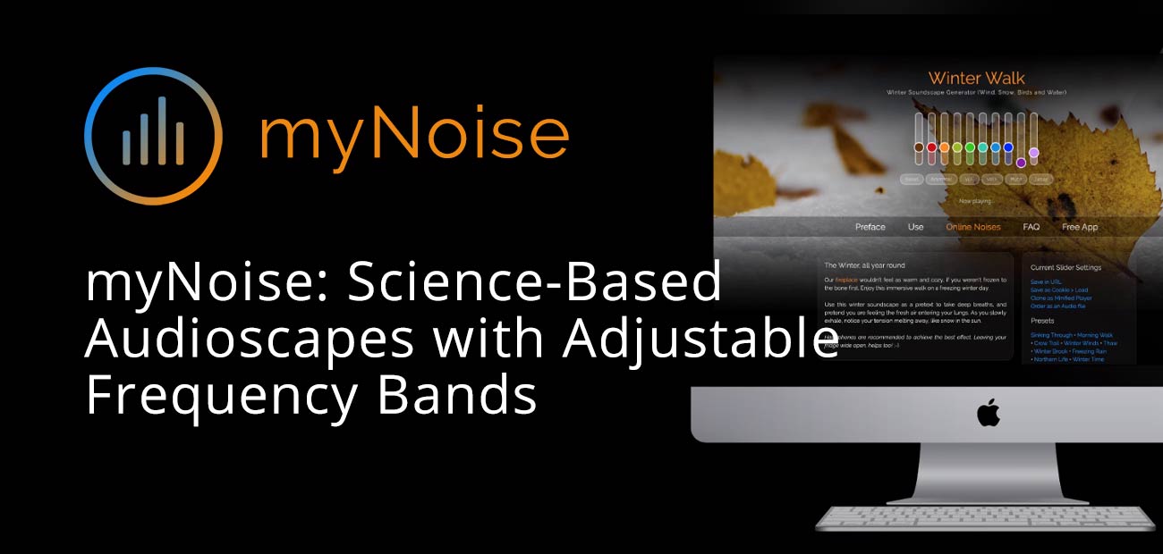 Mask Undesirable Sounds with myNoise: Delivering Diverse, Science-Based ...