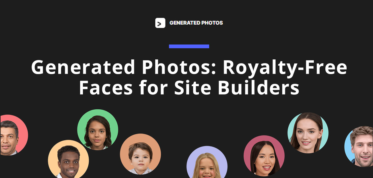 Generated Photos Provides Royalty-Free AI Faces for Website Builders ...