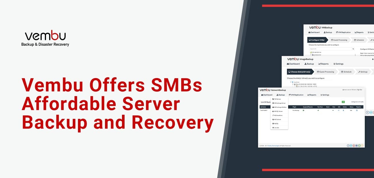 Vembu Protects SMBs with Comprehensive Backup and Disaster Recovery ...
