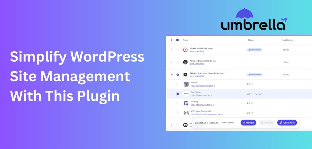 Managing Multiple WordPress Sites? This Plugin Helps Freelancers and ...